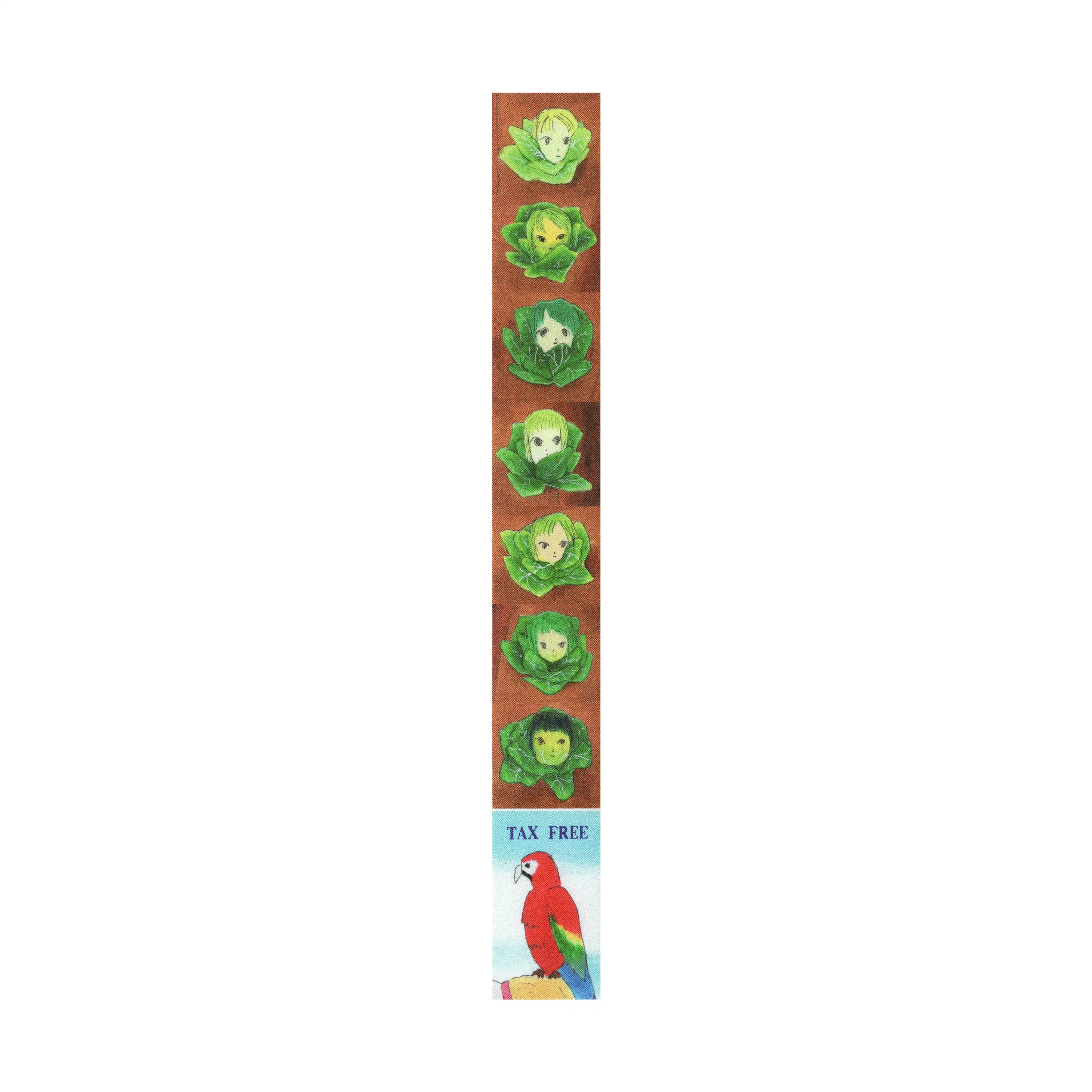 Niptong Cabbage Head Strip Stickers – PoemoArt